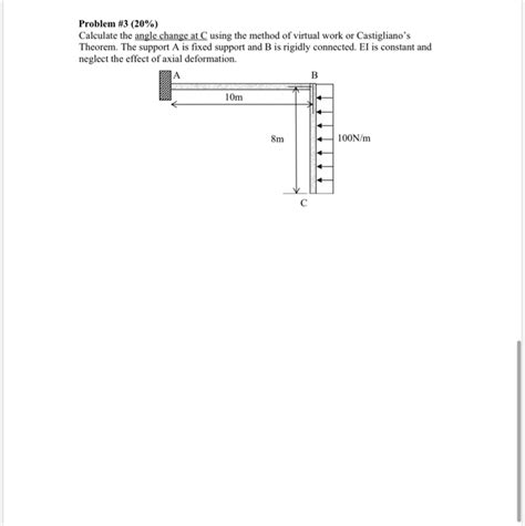 Solved Problem 3 20 Calculate The Angle Change At C Chegg Com