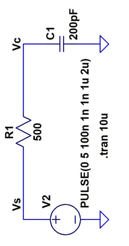 Solved Write Two Equations For Vc T One For Each Chegg Com