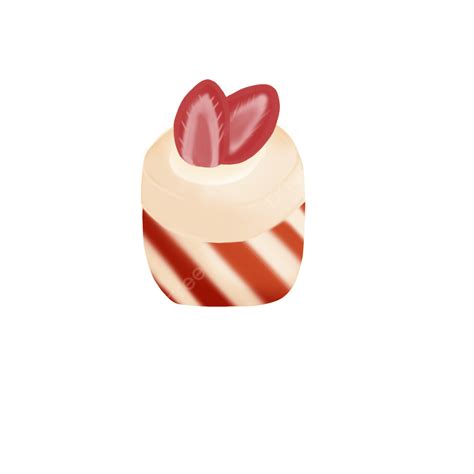 핸드 드로잉 캐릭터 일러스트 딸기 크림 케이크 손으로 그린 만화 딸기 케이크 Png 일러스트 및 Psd 이미지 무료 다운로드 Pngtree