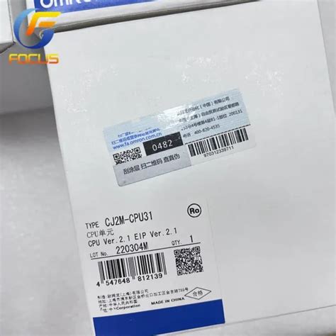 High Quality Plc Programming Logic Controller Cpu Cj2m Cpu33 For Omron