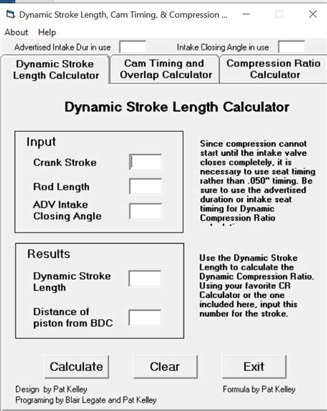 Dynamic Compression Calculator Team Camaro Tech