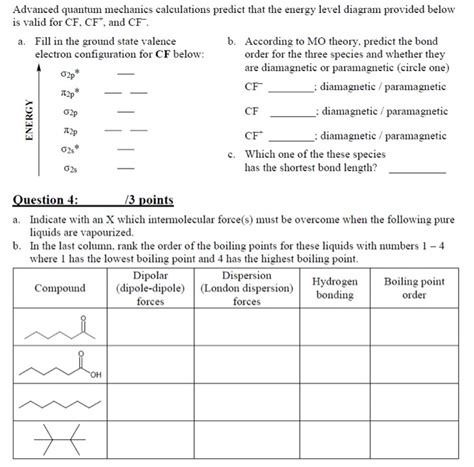 Solved Advanced Quantum Mechanics Calculations Predict That Chegg