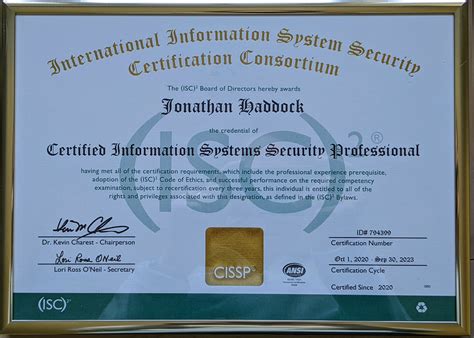 Cissp And Isc ² Membership Over A Year On