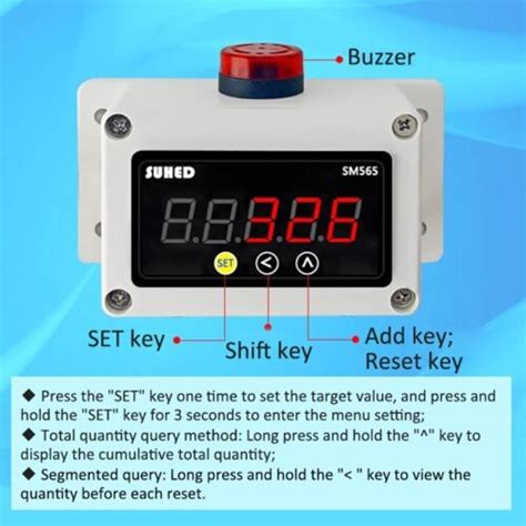 New Automatic Infrared Induction Counter Conveyor Belt Laser Counting Device Ebay
