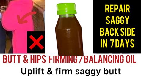 How To Make Butt Firming Balancing Oil Uplift Saggy Backside YouTube