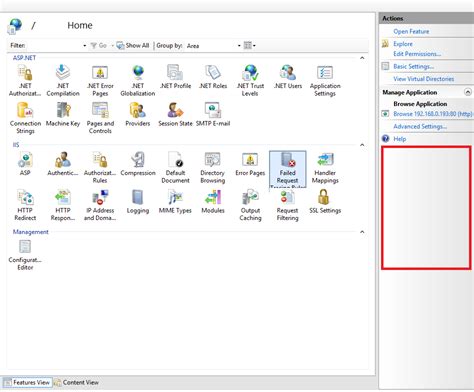 Enable Failed Tracing In Iis 80 Stack Overflow
