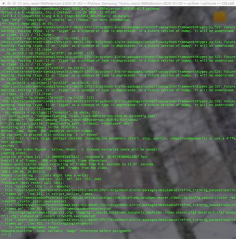 Extract Outlier Frames Throws UnboundLocalError Issue 559 DeepLabCut DeepLabCut GitHub
