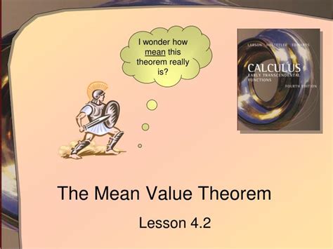 PPT The Mean Value Theorem PowerPoint Presentation Free Download ID 1229559