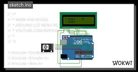 Menuencoder Wokwi Esp32 Stm32 Arduino Simulator