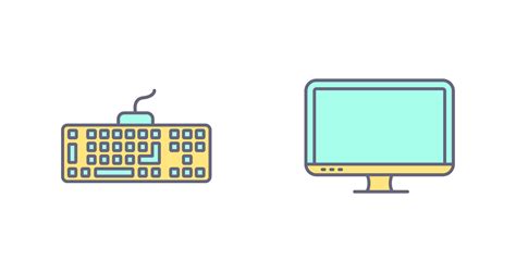 Keyboard And LCD Icon 32630299 Vector Art At Vecteezy