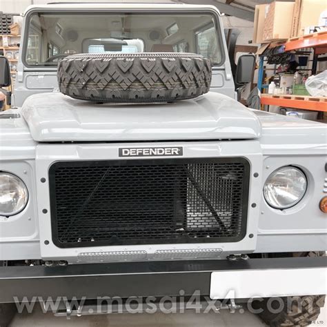 Masai Front Grille Honeycomb Mesh Stainless Steel For Defenders