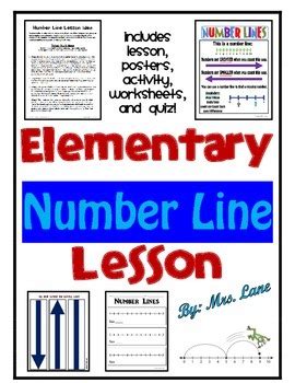 Elementary Number Line Lesson By Mrs Lane TPT