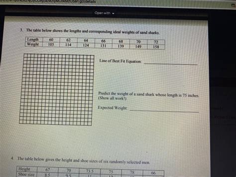 Solved Open With Unit 6 Data Analysis Name Lesson Line Of