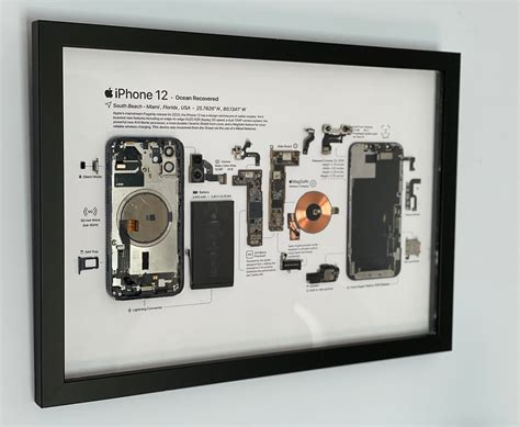 Iphone 12 Teardown Art Digital Template Apple Iphone Framed Iphone Wall Art Iphone