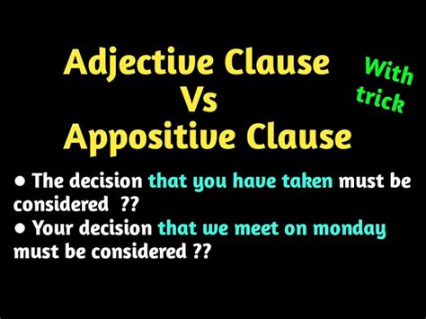 Adjective Clause Examples And Functions
