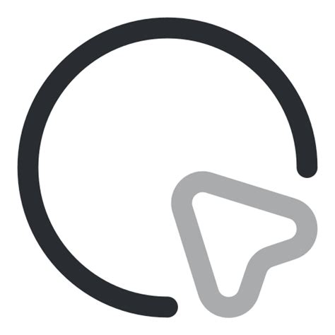 Mouse Circle User Interface Gesture Icons