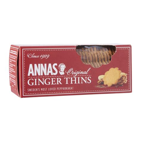 Annas Original Ginger Thins 150g Buy Now With Express International