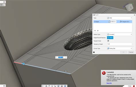 Solved Cant Figure Out Why Fillet Isnt Working Autodesk Community