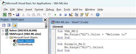 Vba Me In Excel Definition Uses Examples How To Use