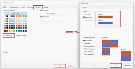 Excel Zelle Zweifarbig Befüllen So Funktioniert´s Sofort