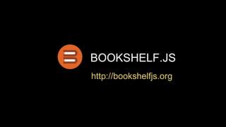 Bookshelf JS Buenos Aires NodeJS Meetup Jul 2016 PPT