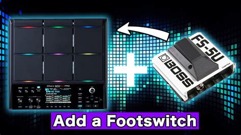 how to connect footswitch to spd sx pro youtube