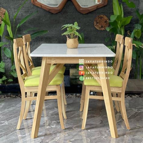 Nadya • Dining Set Jati Java Furnindo
