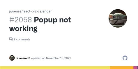 Popup Not Working · Issue 2058 · Jquensereact Big Calendar · Github