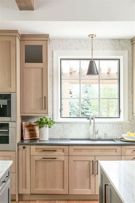 Kitchen With A View Natural Wood Kitchen Cabinets Stained Kitchen