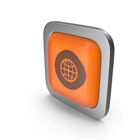 Orange Square Internet Button Icon Png Images And Psds For Download