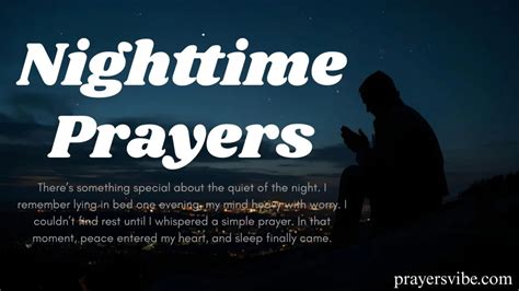 10 Nighttime Prayers To End Your Day In Peace