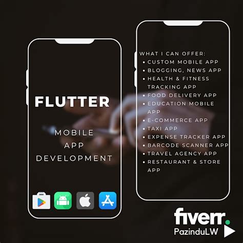 Do Mobile App Development In Android And Ios As A Flutter Developer By Pazindukataz07 Fiverr