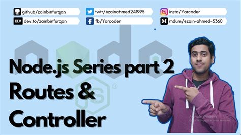 Routes And Controllers In Node Js Part 2 Youtube