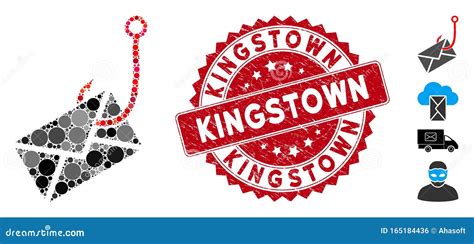 Envelope Phishing Hook Vector Mesh Carcass Model And Triangle Mosaic Icon