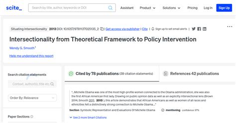 Intersectionality From Theoretical Framework To Policy Intervention