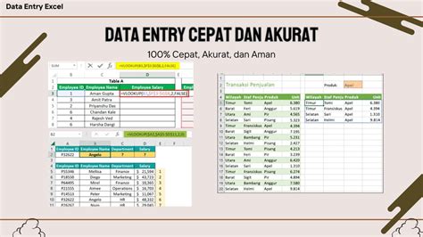 Data Entry Excel 100 Akurat Dan Cepat