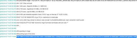 Error Failed To Receive Status Rpc Error Code Unavailable Desc