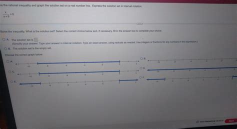 Solved X 9x 0 Solve The Inequality What Is The Solution Chegg Com