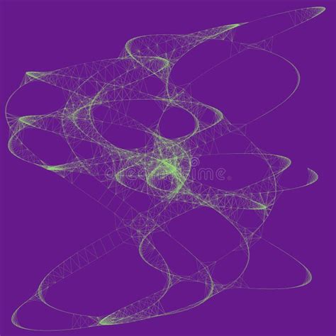 Abstract Curve Colorful Geometric Line Art Sketch Illustration Stock Illustration Illustration