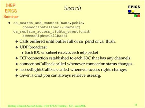 Writing Channel Access Clients Ppt Download