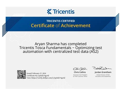 Tosca Automationtesting Tosca Tricentis Automationspecialistl2