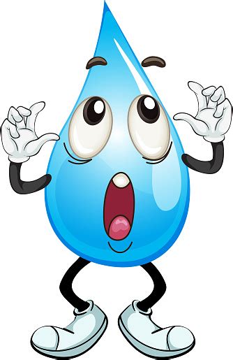 Water Drop Stock Illustration Download Image Now Blue Characters