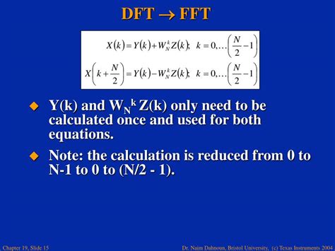 Ppt Chapter 19 Fast Fourier Transform Fft Theory And