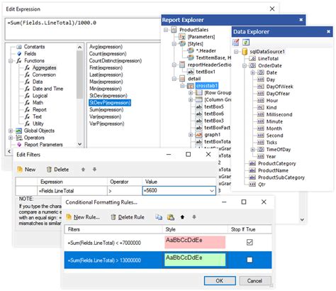 Report Designer Telerik Reporting