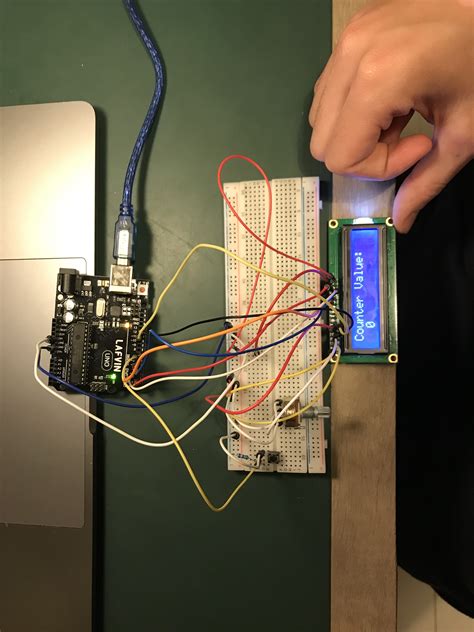 Trouble Incrementing Counter With Pushbutton On Lcd 1602a Need Help Wiring General