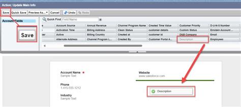 How To Update Records Using Quick Action In Salesforce