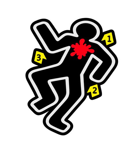 Crime Scene Body Outline