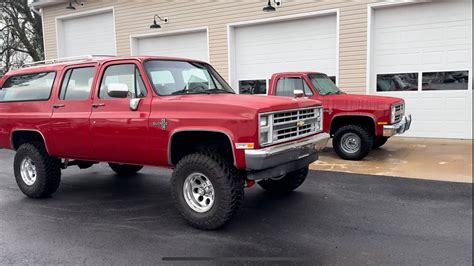 Another Square Body Classic Suburban 4x4 Ton Lifted For Sale Youtube