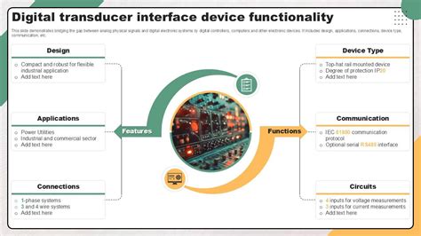 Digital Transducer Interface Device Functionality Ppt Example Ppt Sample