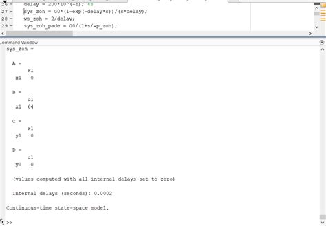 Control System Simulink Zero Order Hold Transfer Function Electrical Engineering Stack